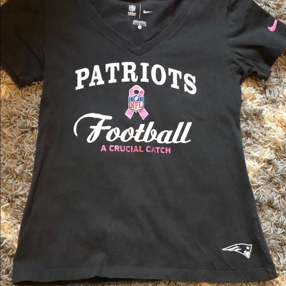 Nike | Tops | Nfl Team Apparel Patriots A Crucial Catch Vneck | Poshmark